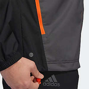adidas Men's Standard Provisional Rain Jacket, Black, Large