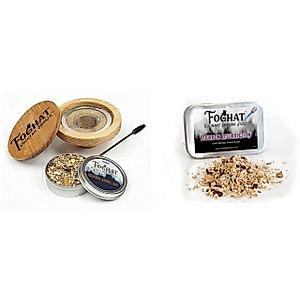Foghat Cocktail Smoker with Bourbon Barrel Wood Shavings and Bourbon Resurrection Foghat Culinary Smoking Fuel Bundle
