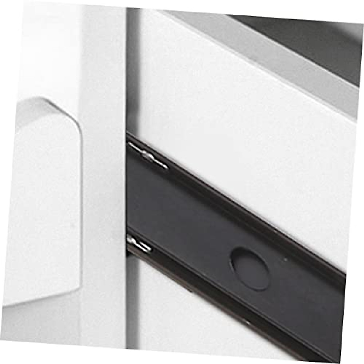 1 Pair Keyboard Track Vanity Accessories Silent Keyboard Black Keyboard Under Desk Tray Keyboard Drawer Keyboard Tray Ke