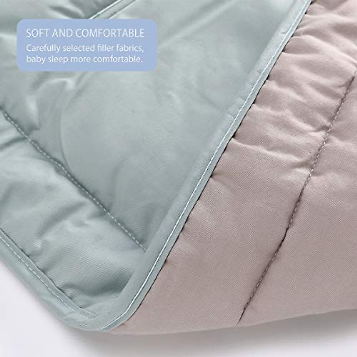 SONARIN Baby Stroller Seat Liner,100% Cotton Universal Seat Cushion Pad for Pushchair,Pram,Stroller,Buggy and Car Seat,Infant Cushion Pad(Elephant)