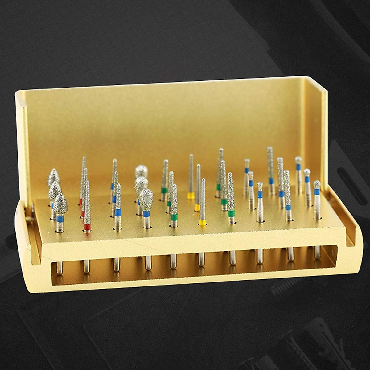 Acxico 30Pcs Diamond High SpeedDrill for Polishing Ceramic Composite