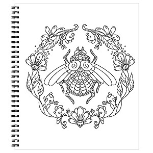Large Print Easy Color & Frame - Garden (Stress Free Coloring Book)
