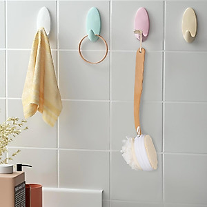 Shower Body Scrubber with Curved Long Handle, Dual-Sided Brush with Soft Mesh and Natural Loofah for Skin Exfoliating, Back Body Exfoliator for Bath