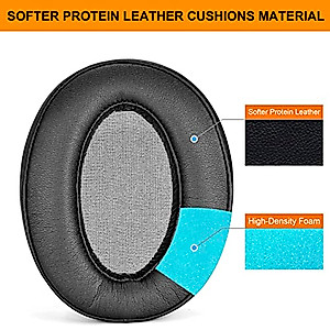 WH-H910N Ear Pads - defean Replacement Ear Cushion Cover Compatible with Sony WH-H910N h.Ear on 3 Wireless Noise-Canceling Headphones (Black)