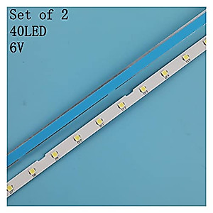 DAYHOM LED Strip 40 LEDs Fit for AOT_55_NU7300_NU7100_2x40_3030C BN96-45913A 15485A UN55NU7300 UE55NU7105 UE55NU7170U UE55NU7300U STS550AU9 Watch Strap
