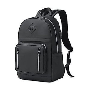 Joymoze Waterproof Stylish Girl Backpack Cute Laptop Backpack for Women Black