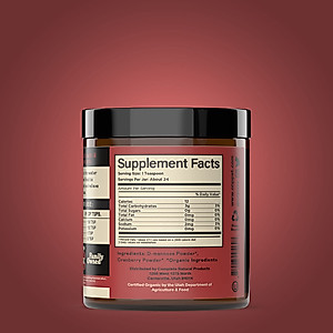 Complete Natural Products Organic D-Mannose & Cranberry Powder for Pets - 4oz - Pure D-Mannose & Cranberry