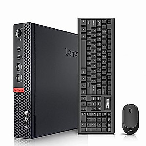 Lenovo ThinkCentre M710q Tiny Mini Desktop PC - Intel i5-6500T, 32GB DDR4 RAM,New 512GB NVMe SSD + 1TB SSD,Wireless Wi-Fi Bluetooth, Keyboard and Mouse,Windows 10 Pro (Renewed)