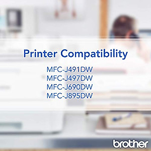 Brother Printer LC3011BK Singe Pack Standard Cartridge Yield Upto 200 Pages LC3011 Ink Black