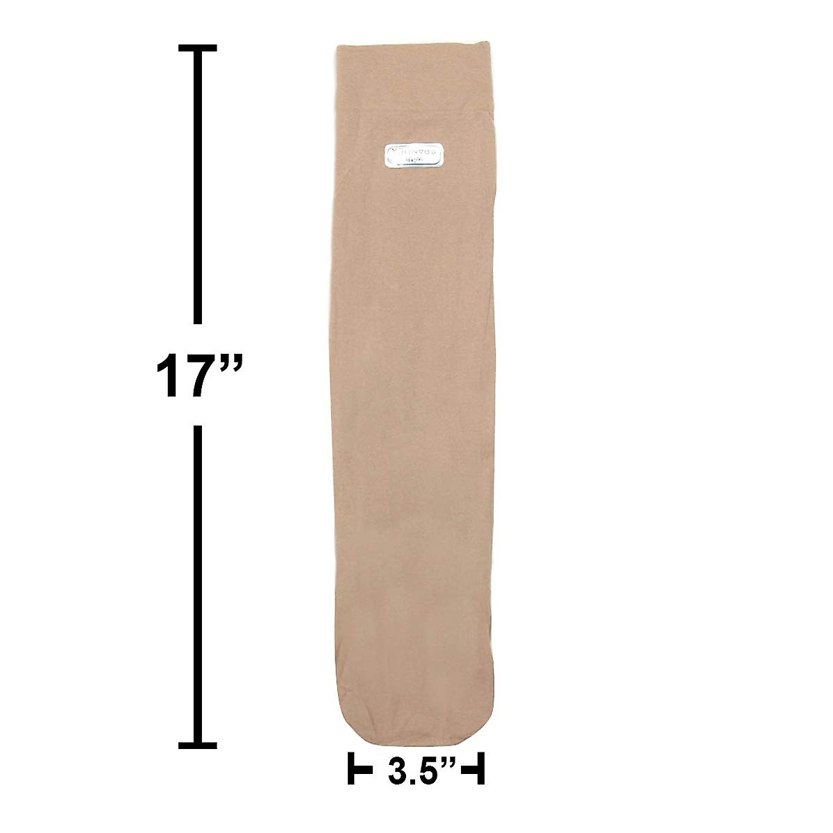 Falari 6-Pack Women Trouser Socks with Comfort Band Stretchy Spandex Opaque Knee High - Navy