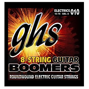 GHS Boomers 8-String Electric Guitar Set - LIGHT - (010-076) - GBL-8 SET