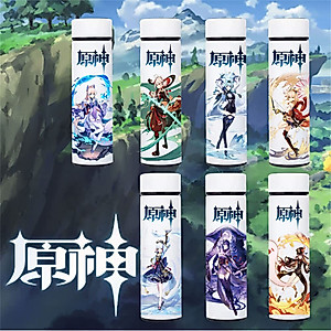 MTTM Albedo Students Insulated Cup Sports Water Bottle Anime Genshin Impact Stainless Steel Thermos Cup