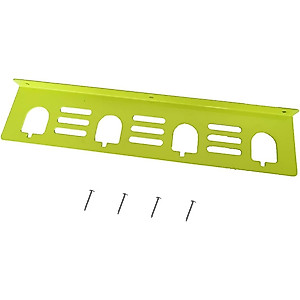 WOLGNKI 2PACKS Metal Battery Holder 4 Slot Mounting Organizer Fit for RYOBI 18V Ni-Mh NiCAD Lithium-Ion ONE+ Battery