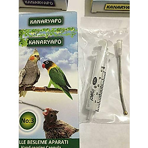 Birds Hand Rearing Feeding Gavage Crop Needle Syringe-Medication Cannula (1)