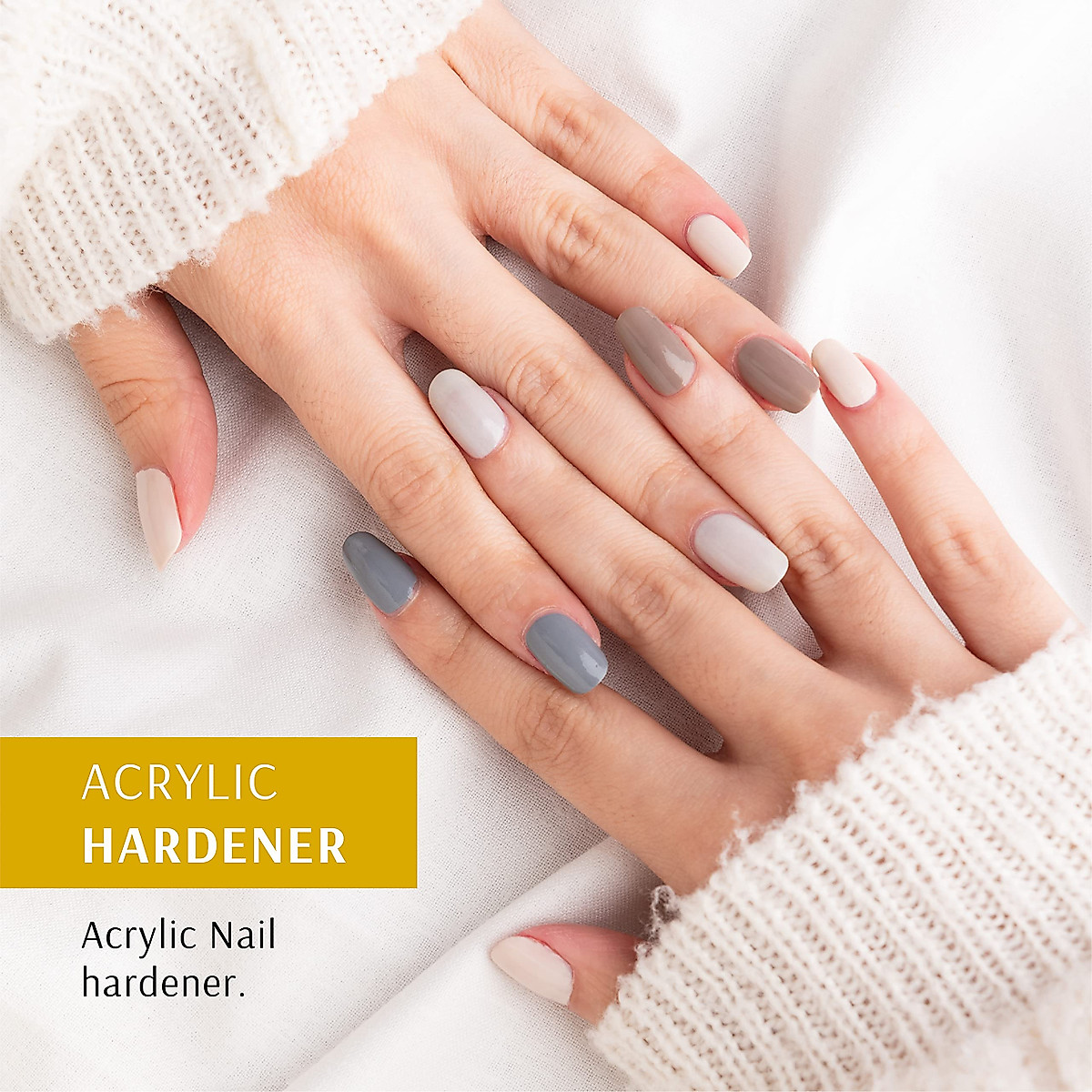 Pronto Acrylic Nail Hardener - Clear Top Coat Nail Polish for Nail Strengthening and Protection | Quick Dry Clear Polish Top Coat for Glossy & Shiny Finish | No Wipe, No UV Lamp, 11.5mL (Pack of 1)