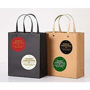 Top label Christmas Thank You for Supporting My Small Business Stickers,Christmas Winter Theme Custom Thank You Labels,2 Inch Holiday Christmas Business Labels,504 Pcs Per Pack