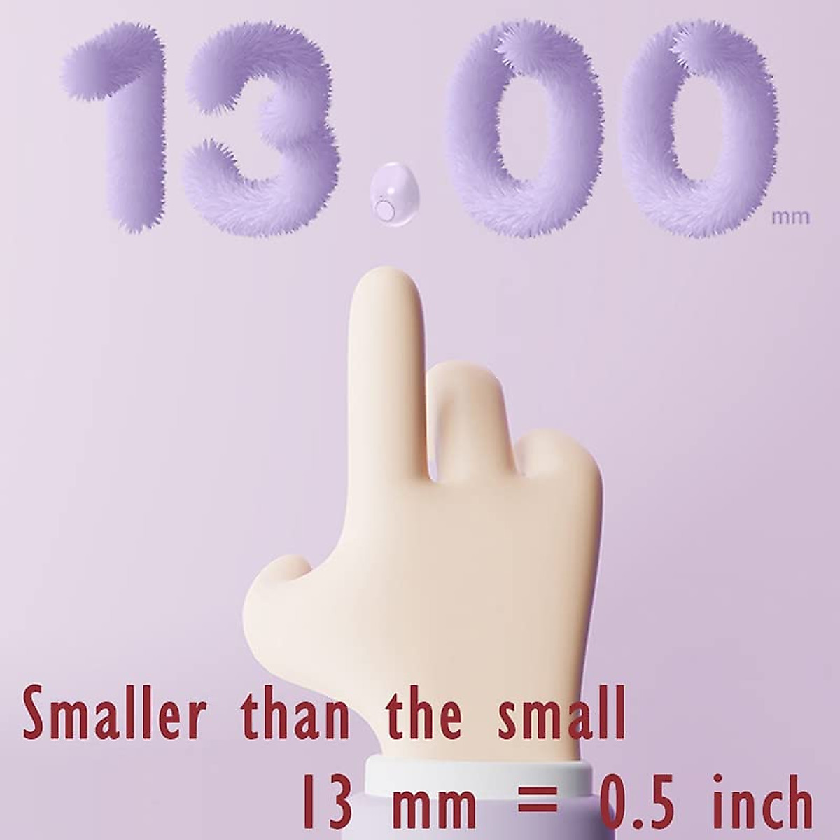 Purple Smallest Invisible Earbuds Hidden For Work Wireless Bluetooth Micro Sleep Mini Small Tiny Earbuds For Small Ears Invisible Earbud Small Ear Buds Cute Noise Cancelling Earbud Sleepping Bud