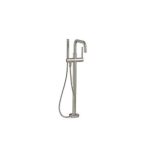 KOHLER K-T97328-4-BN Purist Floor-Mount Bath Filler with Handshower, Brushed Nickel,37.00 x 7.93 x 12.06 inches