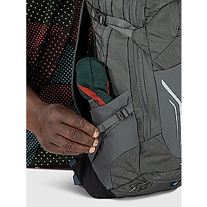 Osprey Syncro 12L Men's Hiking Backpack with Hydraulics Reservoir, Coal Grey, One Size