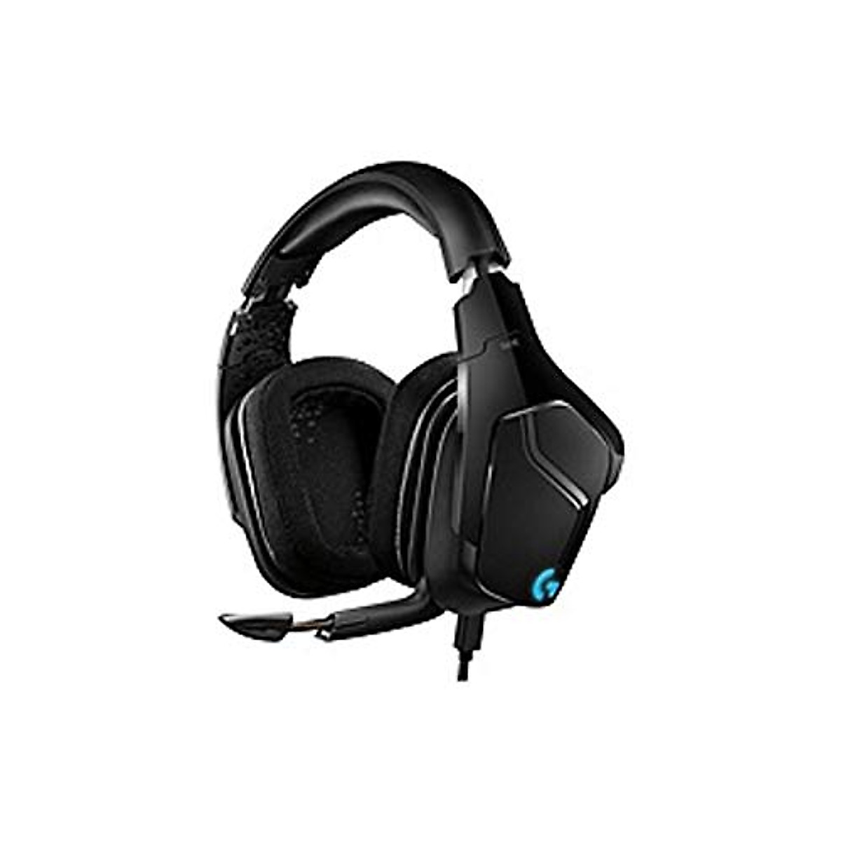 Logitech G635 7.1 Lightsync Gaming Headset - Stereo - Mini-Phone (3.5mm) - Wired - 5 Kilo Ohm - 20 Hz - 20 kHz - Over-The-Head - Binaural - Circumaural - Cardioid, Uni-Directional (Renewed)