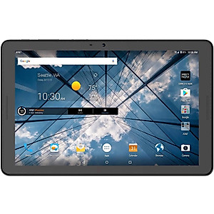 ZTE K92 Primetime 10.1" Tablet (32GB, WiFi + Cellular) Full HD Display, Snapdragon 625, Hotspot, 4G LTE GSM Unlocked (128GB SD Bundle) Navy
