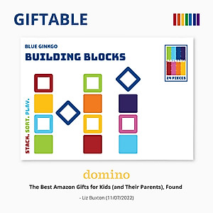 BLUE GINKGO Silicone Rainbow Blocks - Giftable Soft Blocks for Kids | BPA Free Silicone Blocks | Montessori Blocks, Silicone Rainbow Stacking Toy with Sorting Tray (24 PC - Vibrant)