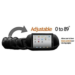 Renegade Concepts LAP PRO - MINI, Universal Beanbag Lap Stand for iPad Mini, iPad Air, Kindle, Galaxy & all Android Tablets - Bed, Couch, Travel - Adjustable Angle; 0-89 deg.