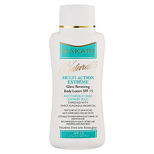 MAKARI Naturalle Multi-Action Extreme Body Lotion SPF15 (17.6 oz) | Moisturizes, Softens, Nourishes, and Enhances Natural Skin Radiance | Protects Against Sun Damage | Recommended for All Skin Types