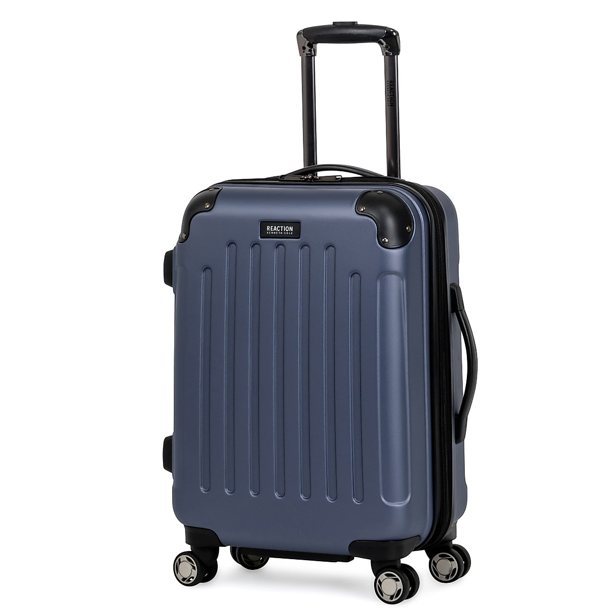 Kenneth Cole REACTION Renegade Luggage Expandable 8-Wheel Spinner Lightweight Hardside Suitcase, Smokey Purple, 20-Inch Carry On