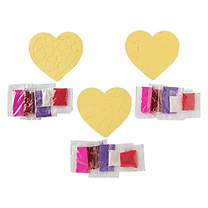 Valentine Hearts Sand Art Craft Kit - Makes 12