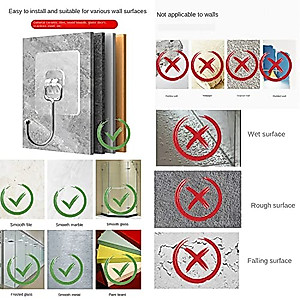 Large Adhesive Hooks For Hanging Heavy Duty(33lbsmax).Self Adhesive No Punching Waterproof And Rustproof No Races Stainless Steel Hook Multiple Uses For Bathroom Bedroom Kitchen And Outdoor. 15pack