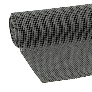 Duck EasyLiner Brand Select Grip Shelf Liner, Dark Gray, 12 in. x 10 ft, 6 Rolls, 10'