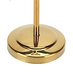 Table Number Holder, Table Name Place Card Holder Photo Holder Wire Clips Memo Note Photo Stand for Wedding, Photos, Food Signs, Message(15.5 cm-Gold)