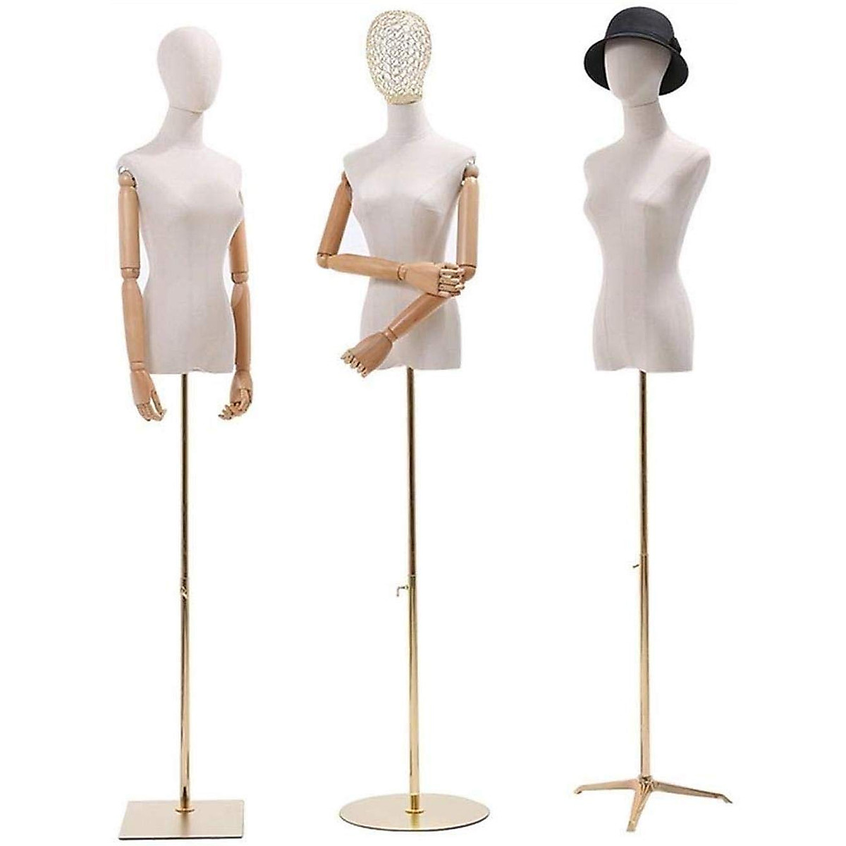 Mannequin Display Stand Mannequins Female Torso Clothing Store Shelf Display Rack Model Mannequins for Dresses ( Size : Small ) ( )