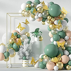 144 Pcs Gold Butterfly Sticker, 3D Removable Butterfly Wall Decor for Girls, Kids, Baby Bedroom, Living Room Decorations, Birthday Party Decorations, 3 Styles 3 Sizes