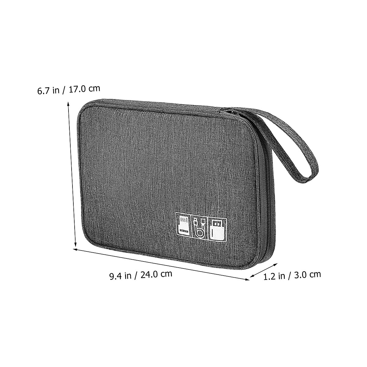 ABOOFAN 2 Pcs Digital Accessories Organizer Data Cable Storage Bag Electronic Accessories Organizer Digital Accessories Bag Data Line Storage Bag Pack polyester travel earphone