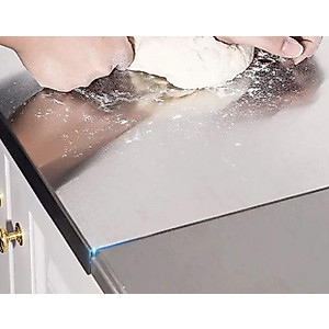 Kingsman Extra Large 304 Heavy Duty Stainless Steel Chopping Board, Cutting Board for Meat Vegetable Fruit Fish Cheese, Easy To Clean (27.5 Inch)