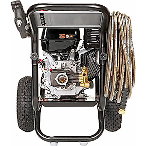 SIMPSON Cleaning PS4240 PowerShot 4200 PSI Gas Pressure Washer, 4.0 GPM, Honda GX390 Engine, Includes Spray Gun, 5 QC Nozzle Tips, 3/8-inch x 50-foot Monster Hose, (49-State)
