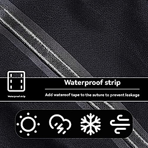 WNANAN Outdoor Dining Cart Cover - Heavy Duty Waterproof Cover, Prep Table Cover for Royal Gourmet Cart Flattop Worktable PC3401S & PC3401B, Compatible with 40 inch Outdoor Utility Cart