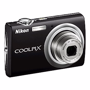 Nikon Coolpix S220 10MP Digital Camera with 3x Optical Zoom and 2.5 inch LCD (Graphite Black)