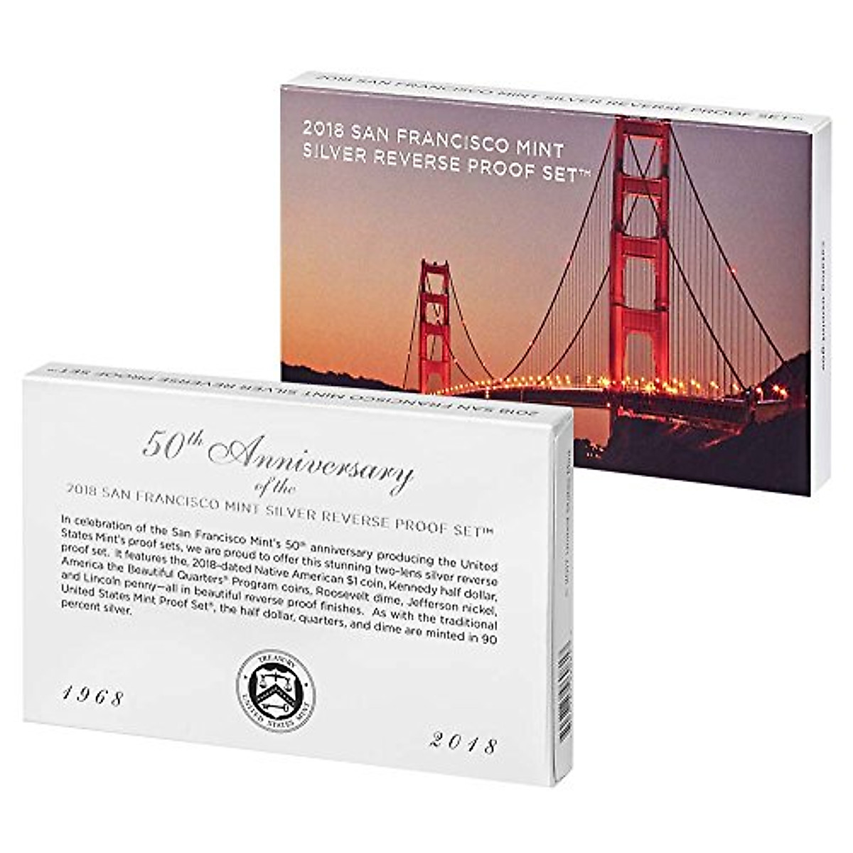 2018 S US Mint Silver Reverse Proof Set