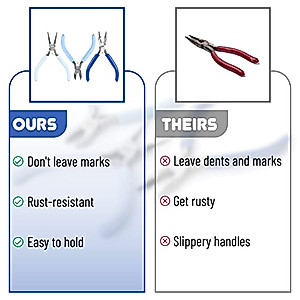 Mr. Pen- Jewelry Pliers, 3 Pack, Jewelry Making kit, Pliers for Jewelry Making, Mini Pliers, Wire Cutters for Jewelry Making, Chain Nose Pliers, Craft Pliers, Earring Pliers