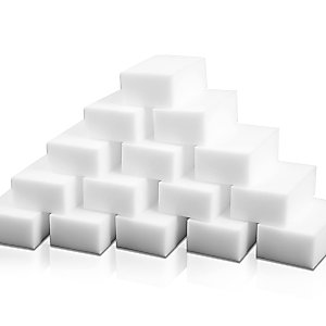 Magic Sponge Eraser (10-Pack) Thick and Long Lasting Sponges in Bulk - Multi Surface Power Scrubber Foam Cleaning Pads,Bathtub, Floor, Baseboard, Bathroom, Wall Cleaner