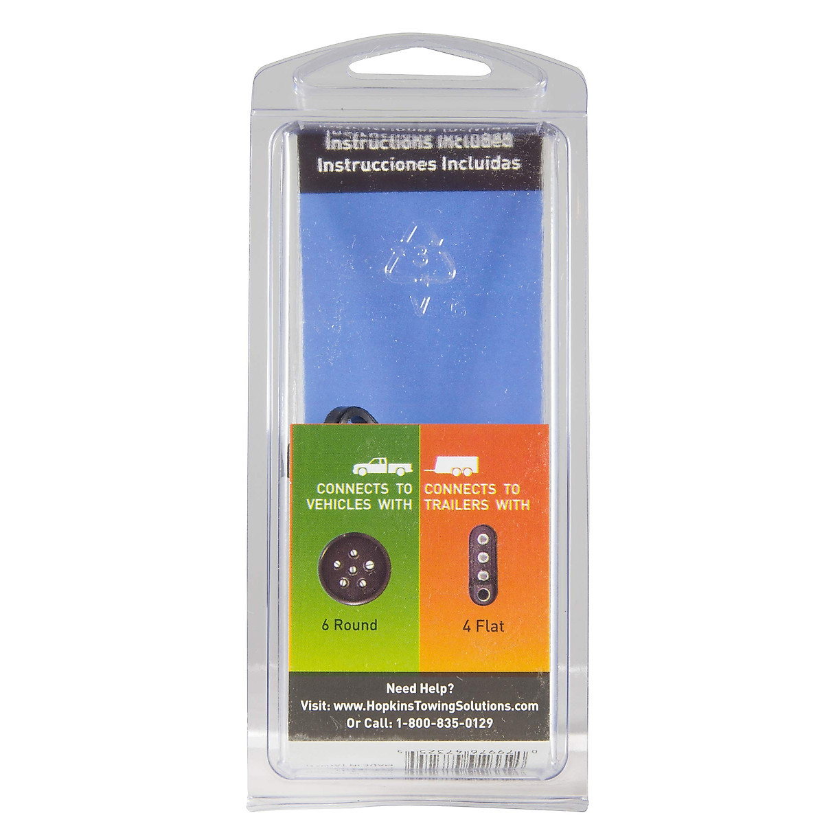Hopkins 47325 4 Wire Flat Adapter