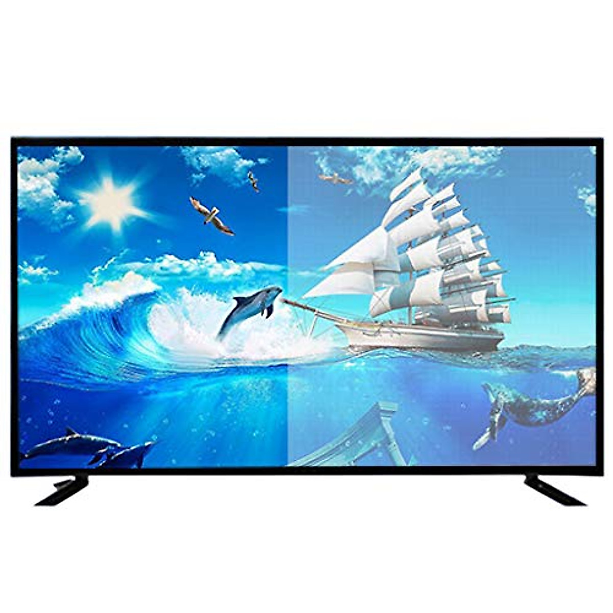 Zzmop Digital Smart TV,1080p Ultra HD LED TV with Widescreen Monitor,4K HD Quality,24 Inch,32Inch,for Home,Commercial,Black.