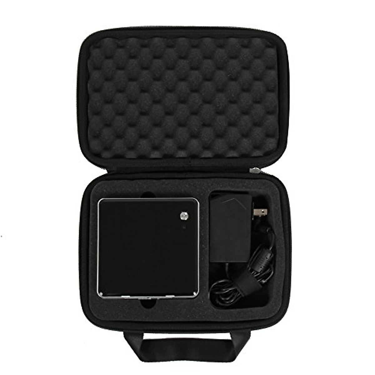 Hermitshell Travel Case Fits Mini Desktop PC HTPC Intel NUC NUC5i3RYH NUC5i5RYH NUC5i7RYH i3 i5 i7 NUC5i3RYK NUC5i5RYK NUC5i7RYK Processor Black