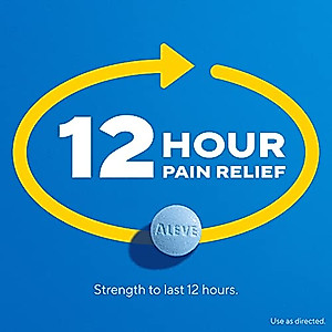 Aleve Back & Muscle Pain Relief Naproxen Sodium Tablets ‐ 250 Count, 250 Count