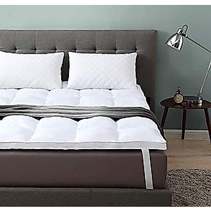 Home Sweet Home 2" Inch Mattress Topper Hypoallergenic Down Alternative 1000 Grams Filling (Full Size)