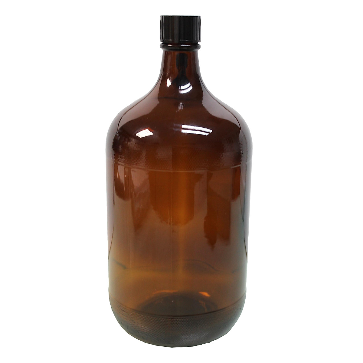 Environmental Express APC2800 Glass Jug, Level 3, Amber, 4 L, Safe-Coat; 6/CS