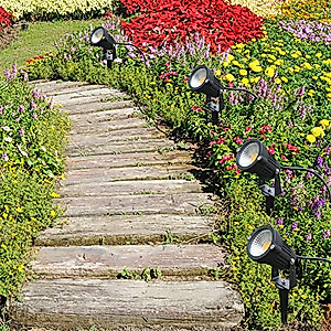 Zhengmy 16 Packs Threaded Spike Flood Light Ground Stake Metal Replacement Stakes for Solar Lights Outdoor LED Solar Light Stakes with 16 Hex Screws for Gardens Yard Path Lawn 6.3 Inches